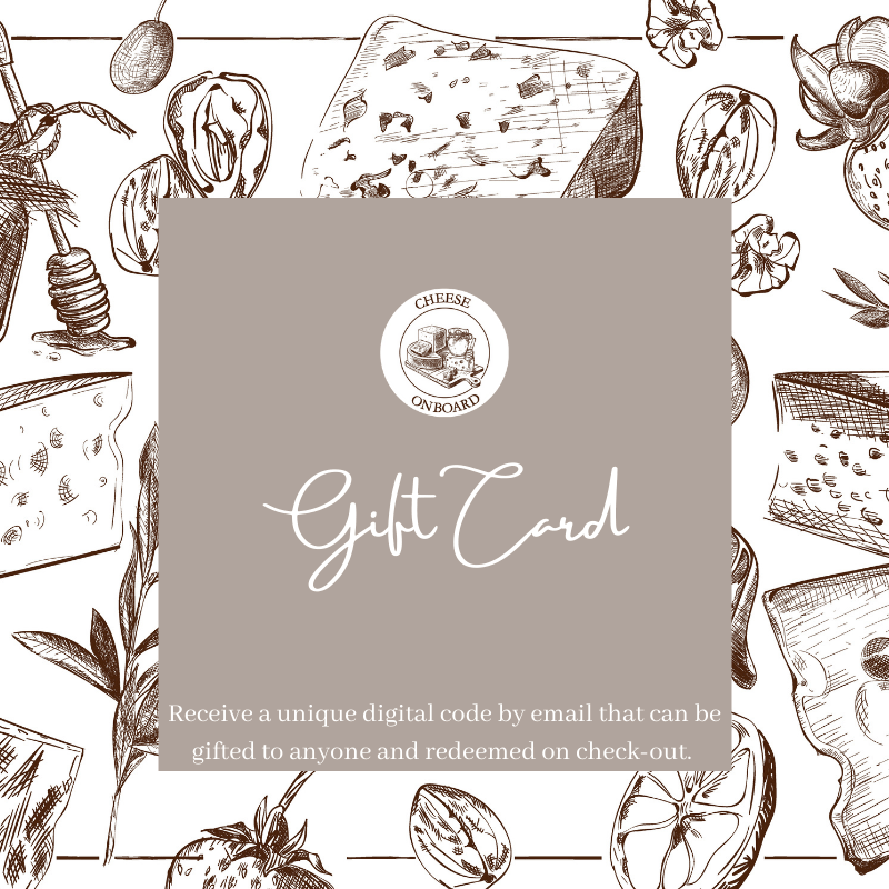 Gift Card | Cheese & Gourmet Experience | Cheese OnBoard